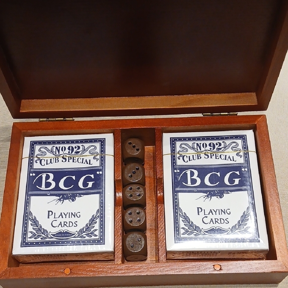 bcg | Games | Bcg Blue And White Card Set With Case | Poshmark